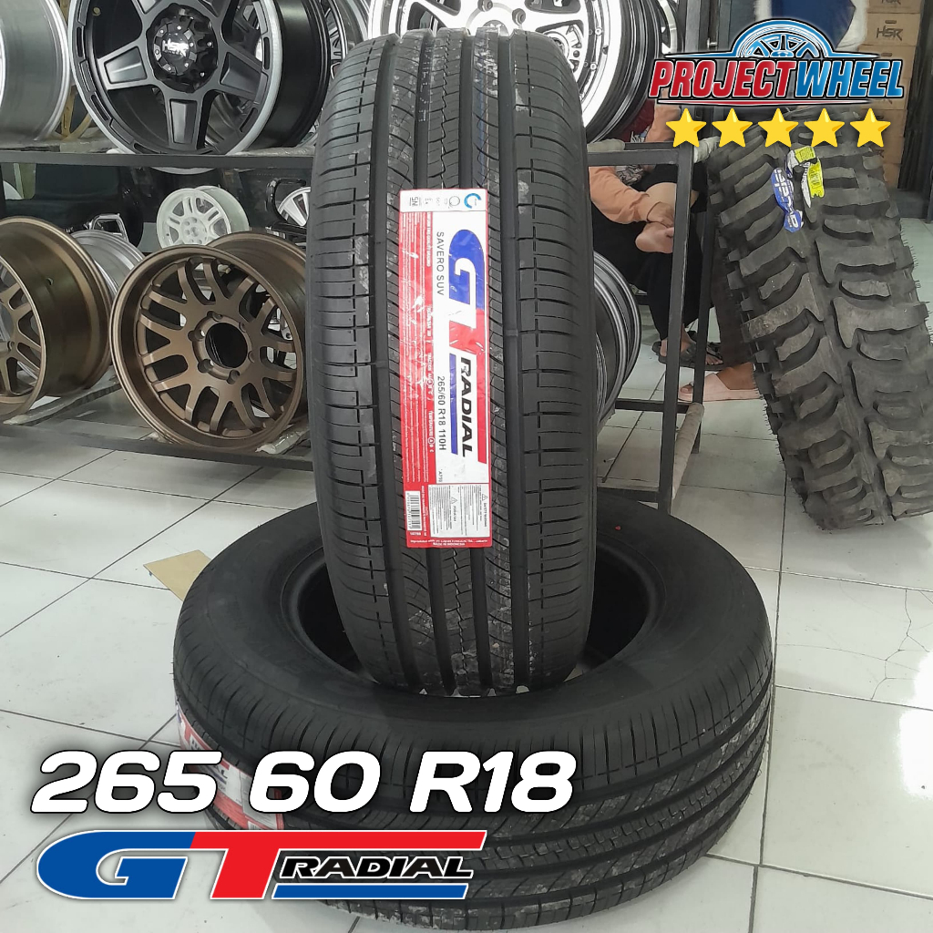 Jual Ban Mobil SUV 265/60 R18 GT Savero Suv - Fortuner Pajero Ranger - Bengkel ban Project Wheel ...