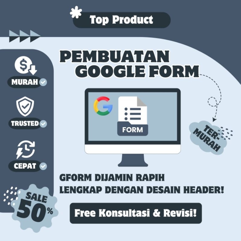 Jual Jasa Pembuatan Google Form untuk Survey, Penelitian, Kuisioner, Quiz, Soal, Formulir ...