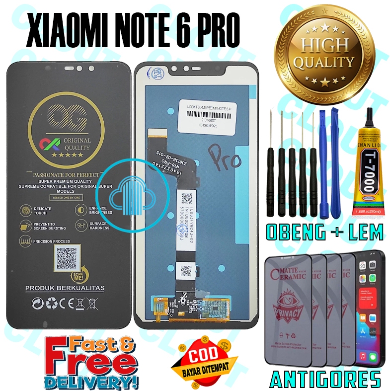 Jual LCD TOUCHSCREEN XIAOMI REDMI NOTE 6 PRO LAYARSENTUH ORIGINAL ORI ...