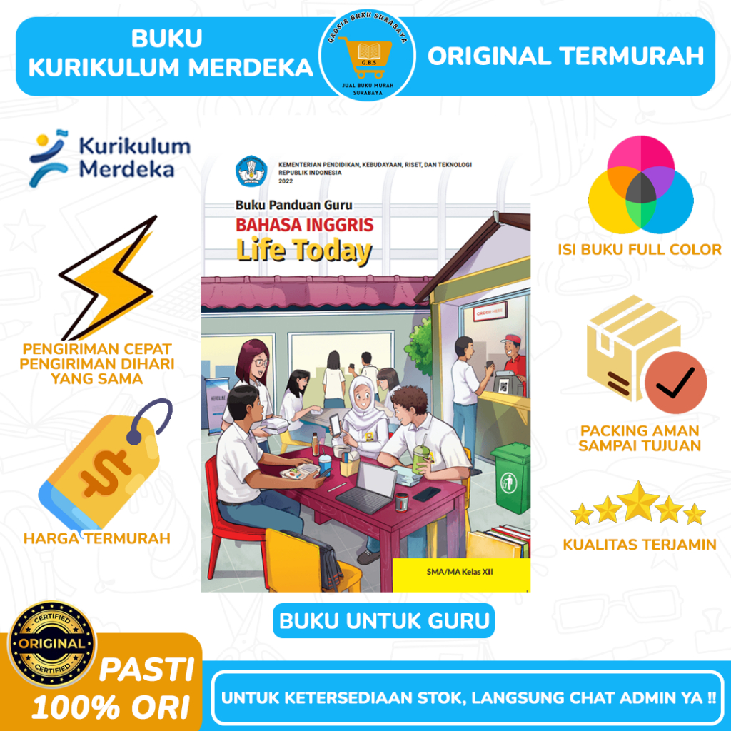 Jual Buku Panduan Guru Bahasa Inggris Kelas 12 SMA - Buku Paket Kumer - Kurikulum Merdeka ...