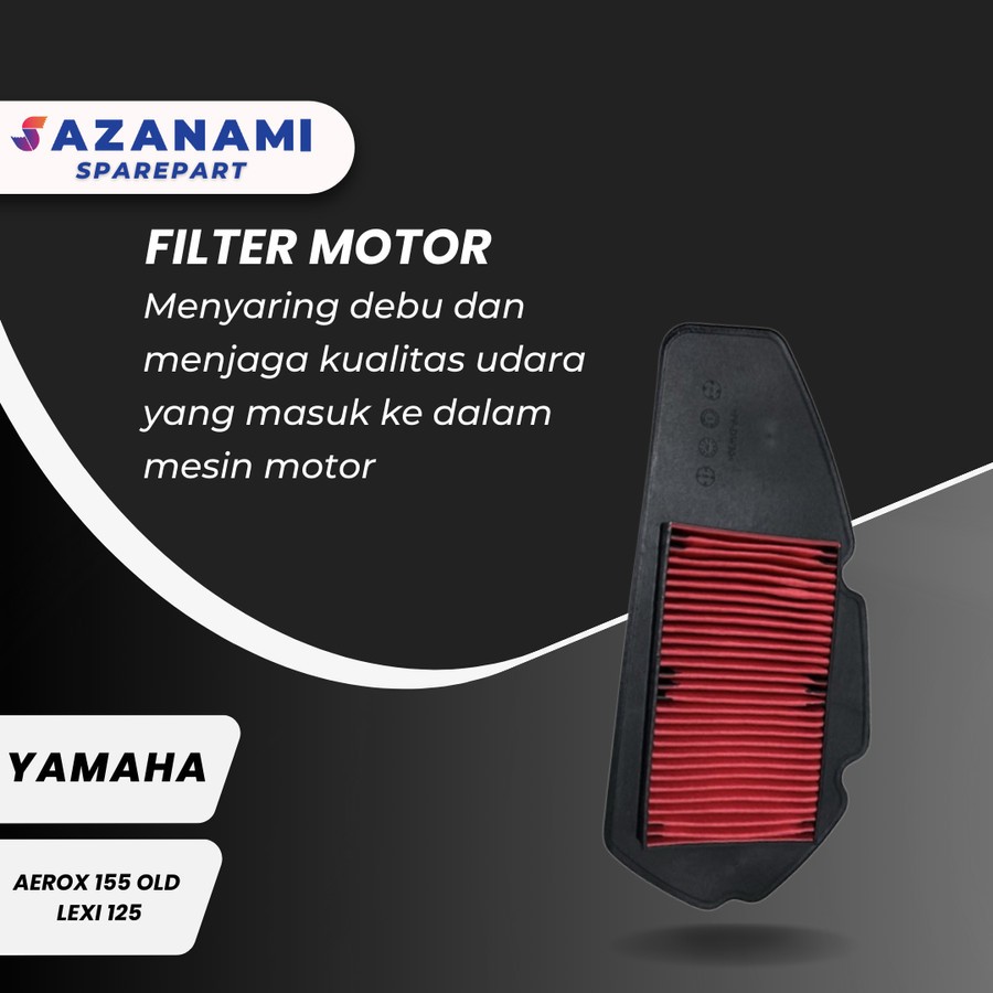 Jual FILTER UDARA MOTOR YAMAHA AEROX 155/ LEXI /SARINGAN UDARA AEROX ...