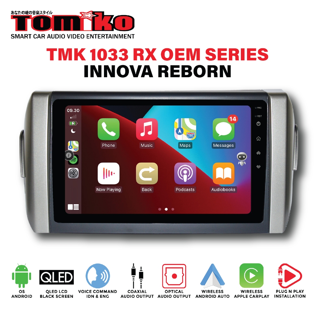 Jual Tomiko Head Unit Android TMK 1033 RX OEM Series for Innova Reborn | Shopee Indonesia