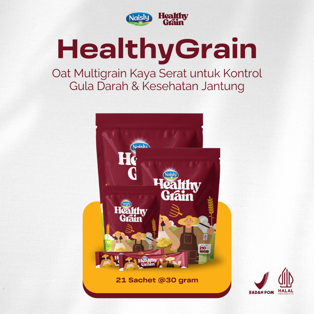 Jual HealthyGrain Minuman Multigrain Solusi Sehat Kontrol Tekanan Darah ...
