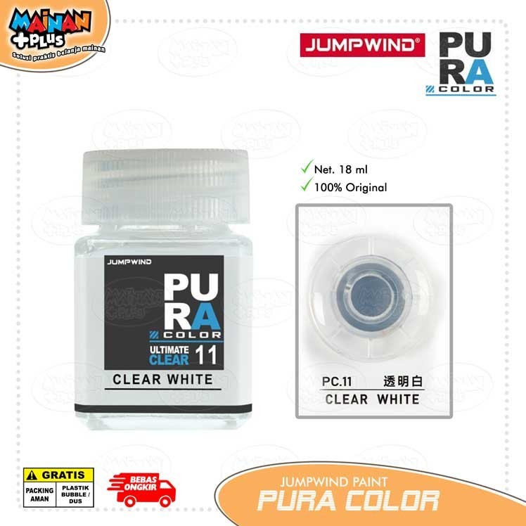 Jual JUMPWIND PURA 11 ULTIMATE CLEAR WHITE Cat Gunpla Model Kit Paint ...