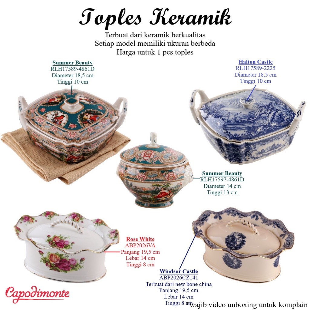 Jual CAPO Candy Pot / Toples Keramik | Shopee Indonesia