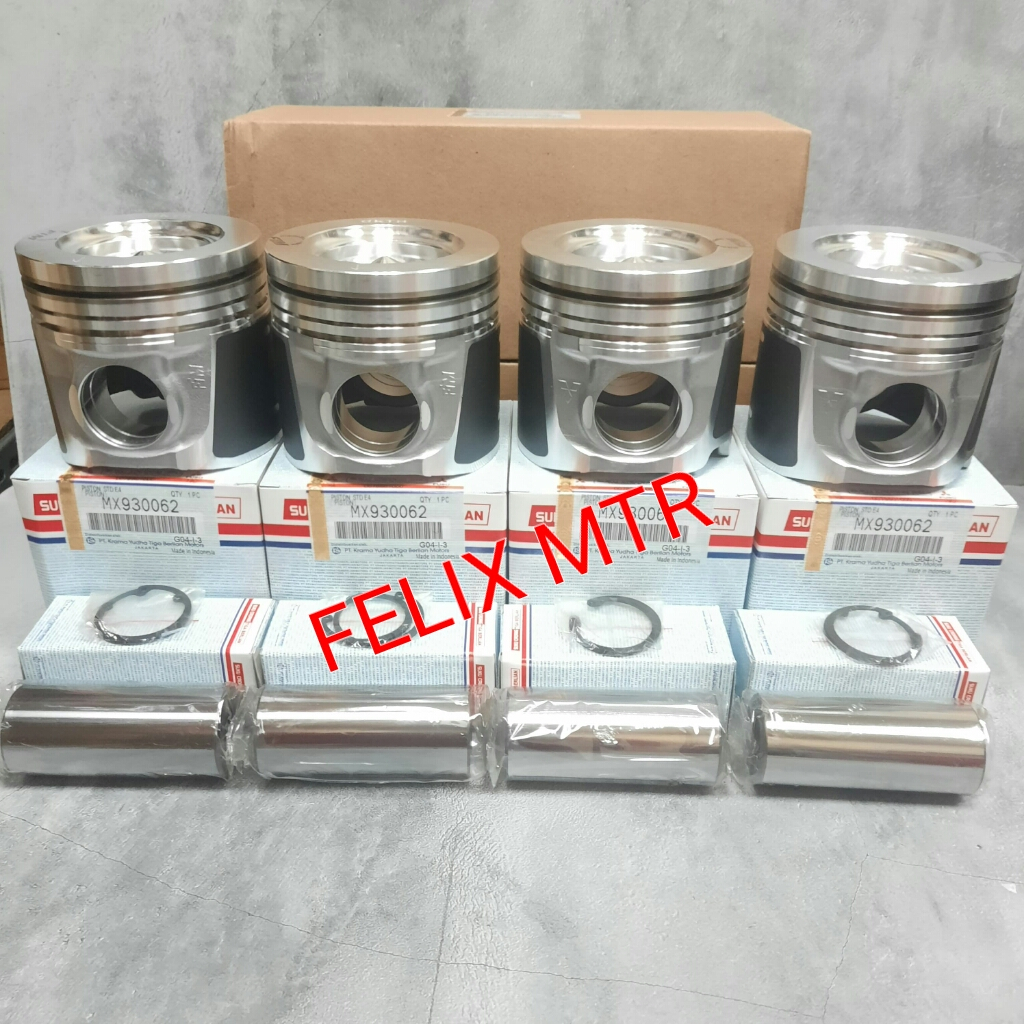 Jual PISTON ASSY ATAU SEHER ASSY BAJA SET MITSUBISHI PS125 CANTER E4 ...