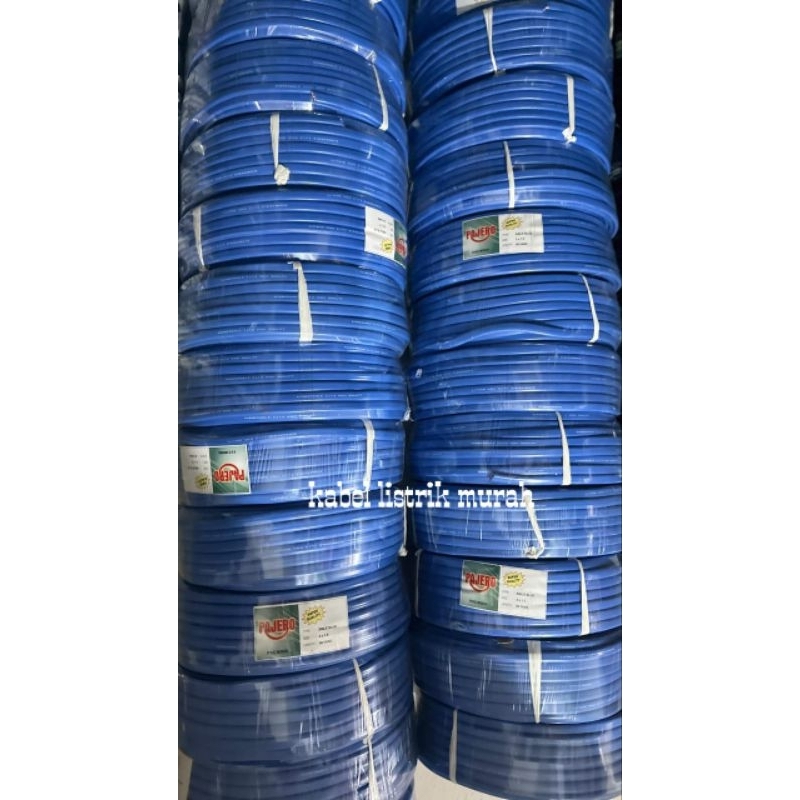 Jual Kabel pompa satelit gepeng biru 3x1.5 50Yard Pajero/kabel Sibel ...