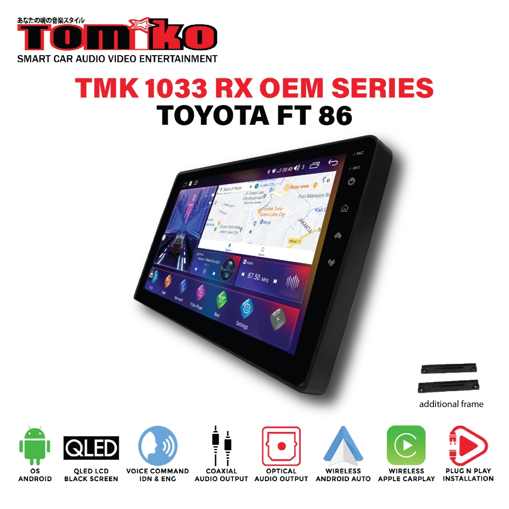 Jual Tomiko Head Unit Android TMK 1033 RX OEM Series for FT86 | Shopee Indonesia