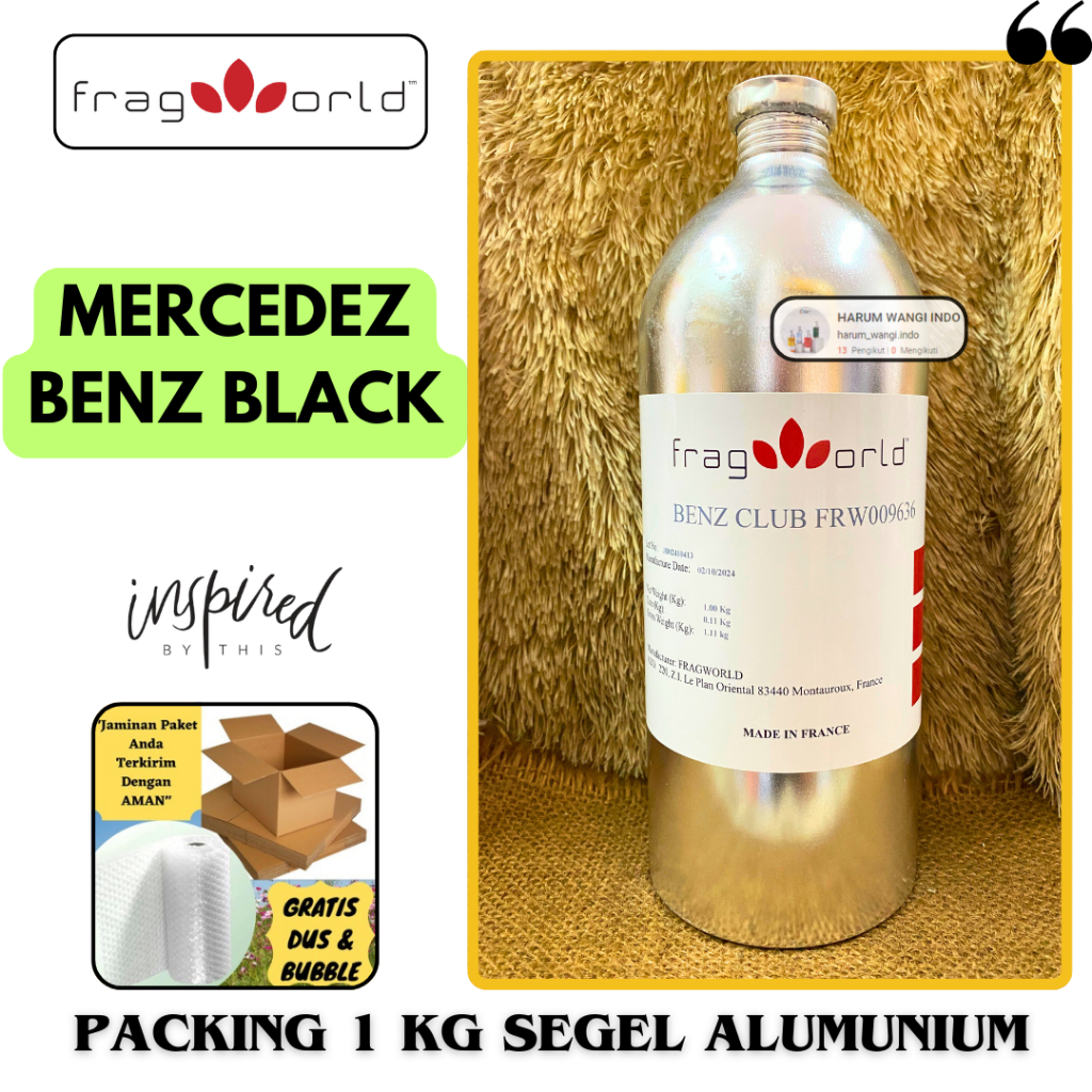 Jual Bibit Parfum MERCEDEZ BENZ BLACK Grade Super 1 KG SEGEL MURNI ...