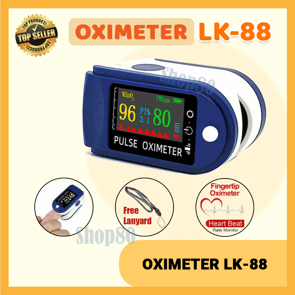 Jual Oximeter Pulse LK88 Fingertip Oxymeter Digital Pengukur Kadar ...