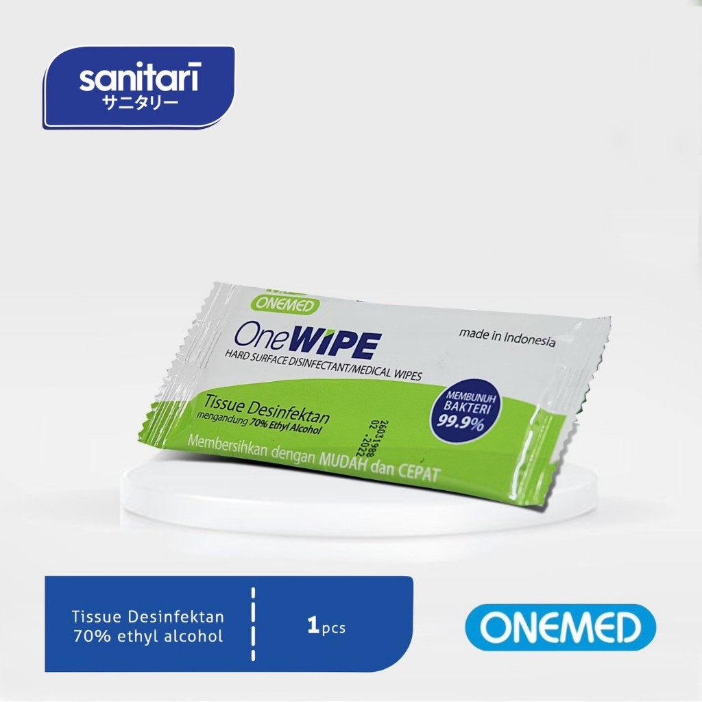 Jual One Wipe Tissue Basah Onewipe Tissue Basah Onemed Tissu Alkohol ...