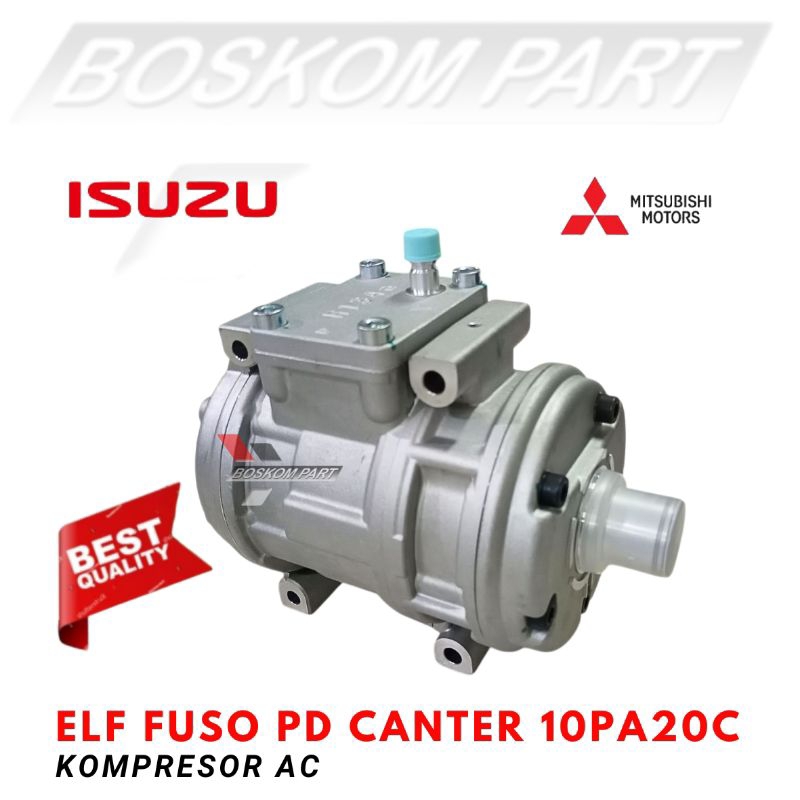 Jual Kompresor AC Isuzu Elf Mitsubishi Fuso Box freezer Canter Long Big ...