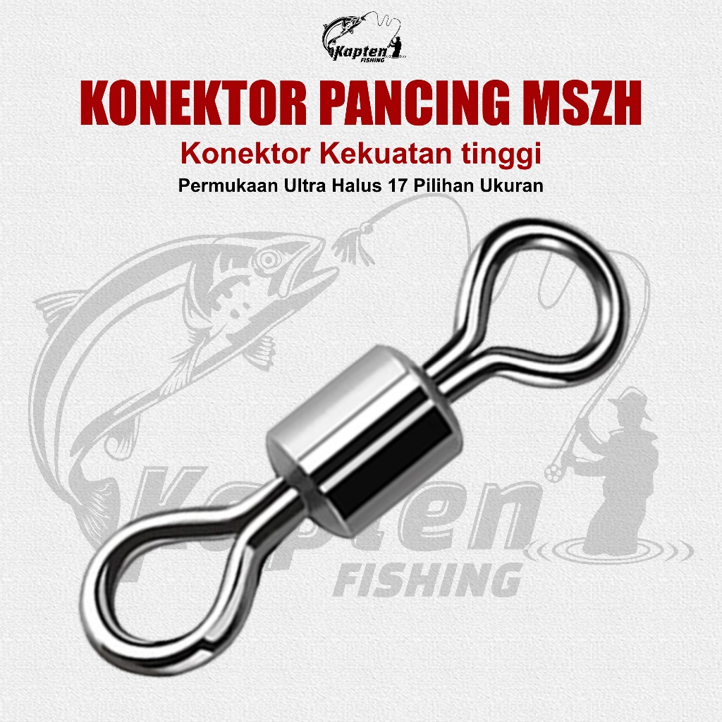 Jual Kaptenfishing Konektor MSZH Pancing Linker Barel Bearing Pancing ...