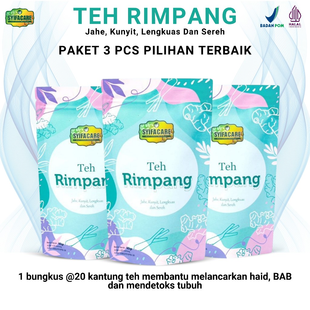 Jual Teh Rimpang Syifacare Minuman Kesehatan Teh Celup Herbal Rempah ...
