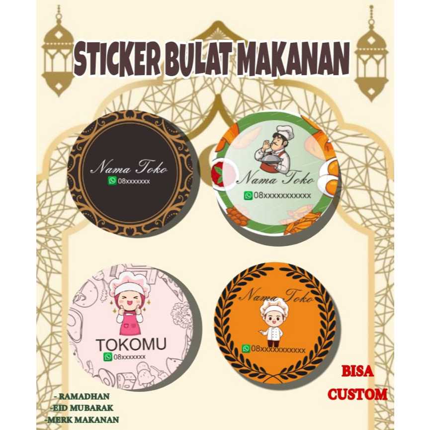 Jual Stiker Bulat Makanan | Shopee Indonesia