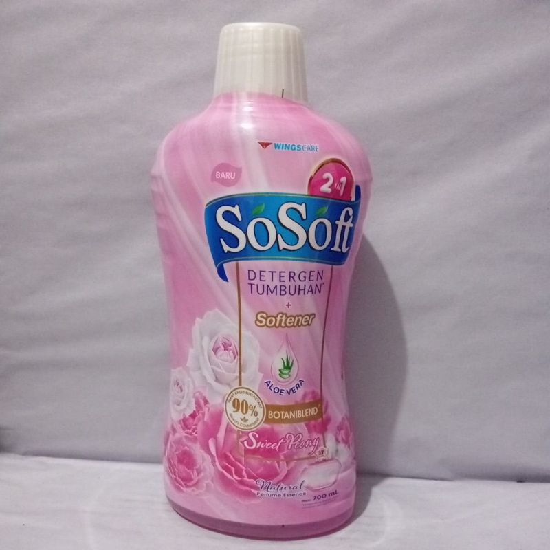 Jual Sosoft Detergen Tumbuhan Sweet Peony Cair 700ml | Shopee Indonesia