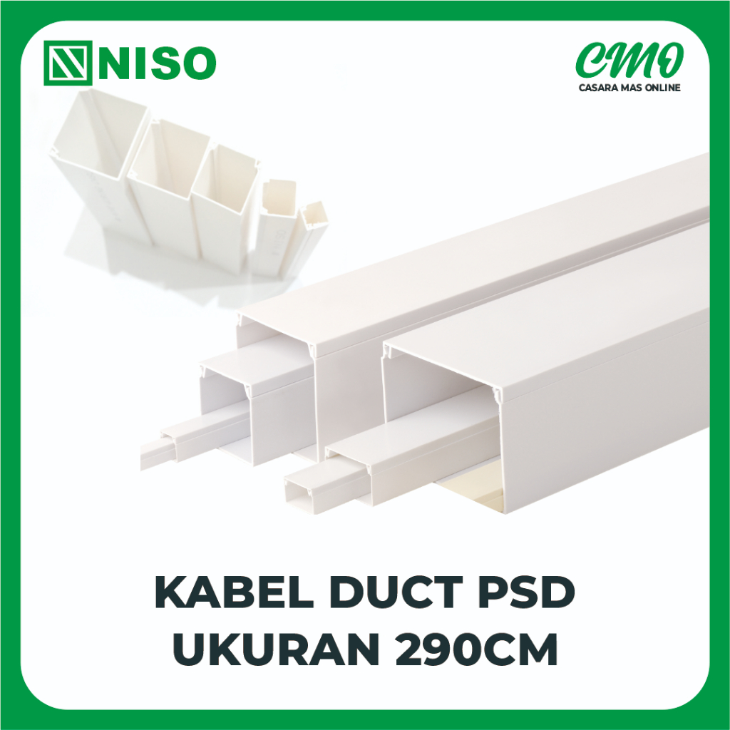 Jual Kabel duct PSD NISO 290CM kabel duct tray pelindung kabel 50-100cm | Shopee Indonesia