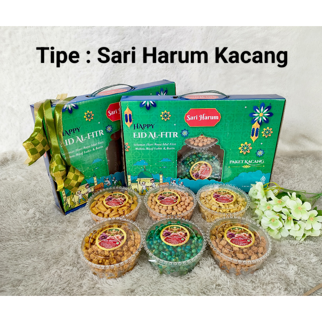 Jual Paket Hampers Sari Harum Paket kacang - Parsel kacang lebaran ...