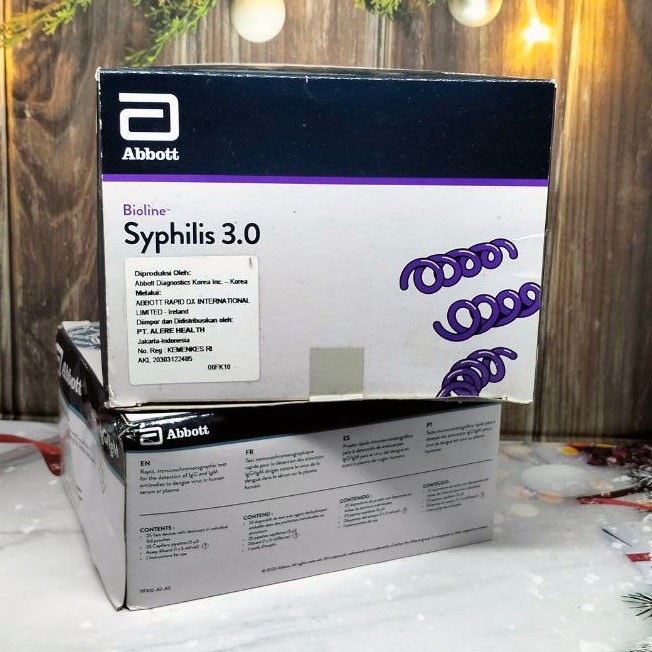 Jual Syphilis 3.0 SD Bioline (Abbott) Rapid Cassette 30 Test (TPHA ...
