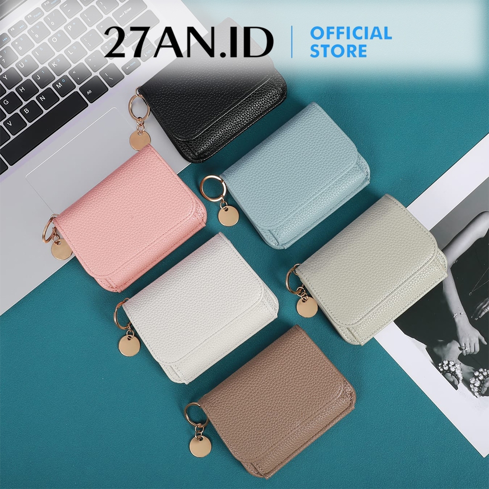 Jual (27AN.ID) Dompet Wanita Dompet Lipat Kulit Wanita AC25 Tas Dompet Kartu Dompet Koin Mini ...