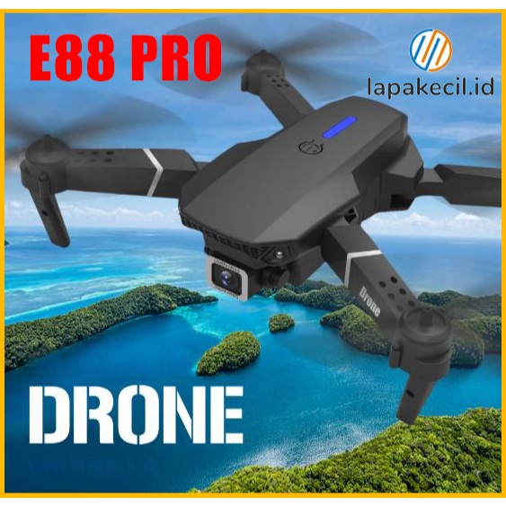 Jual Smart Drone E88 Pro 4K Kamera Ultra HD Foldable Drone Lipat Single ...