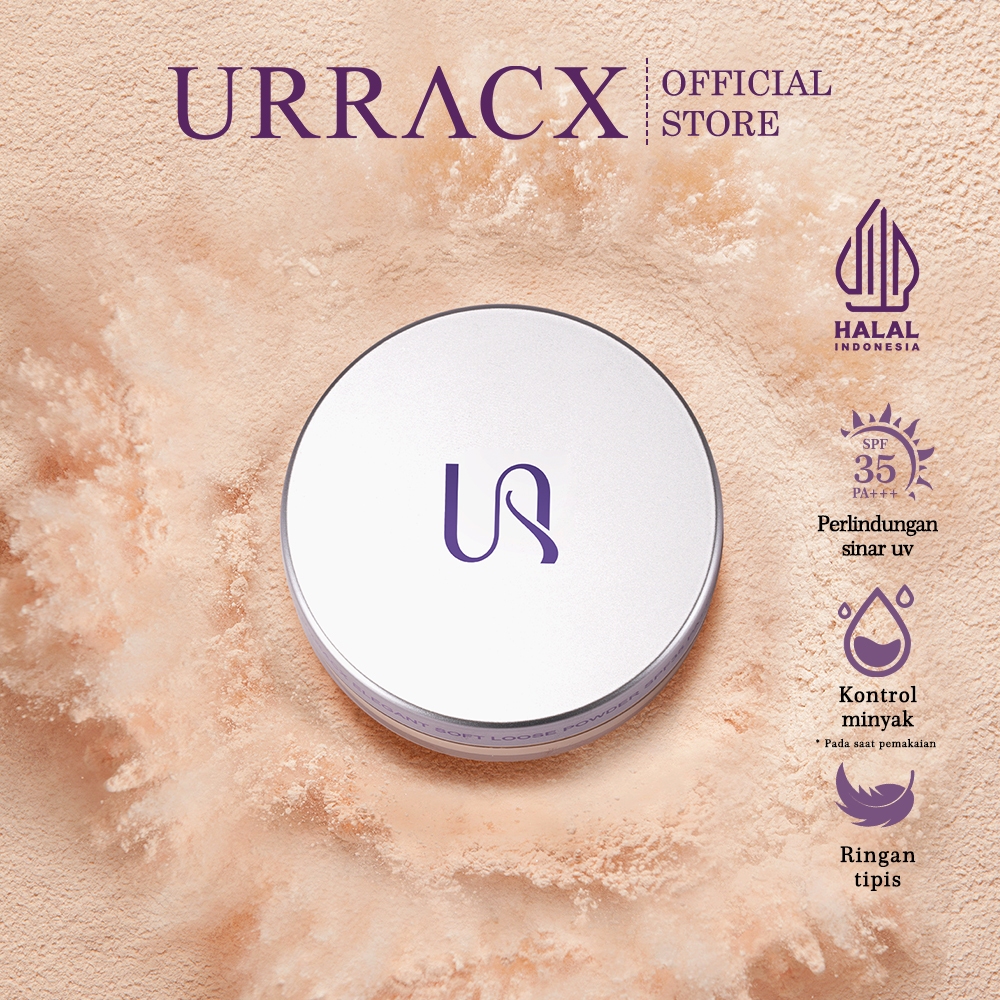 Jual URRACX Soft Focus Loose Powder（Halal）Natural Matte Bedak Tabur ...