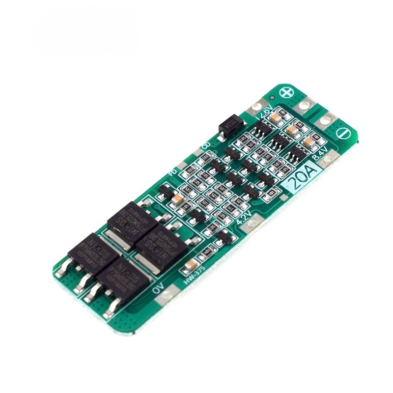 Jual BMS 3S 12V 20A Papan Modul PCB Pelindung Charger Baterai Lithium ...