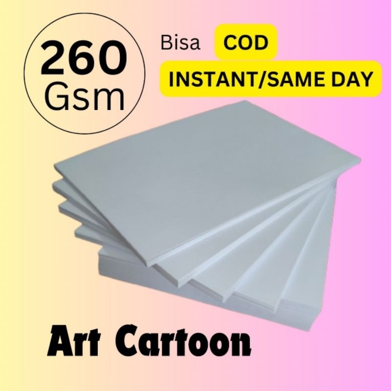 Jual Kertas Art Cartoon 260 gram Ukuran A3+ | Shopee Indonesia
