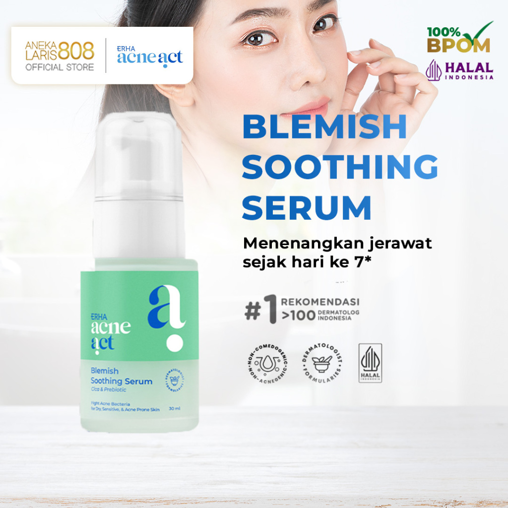 Jual ERHA AcneAct Blemish Soothing Serum - Kulit Kering & Sensitif ...
