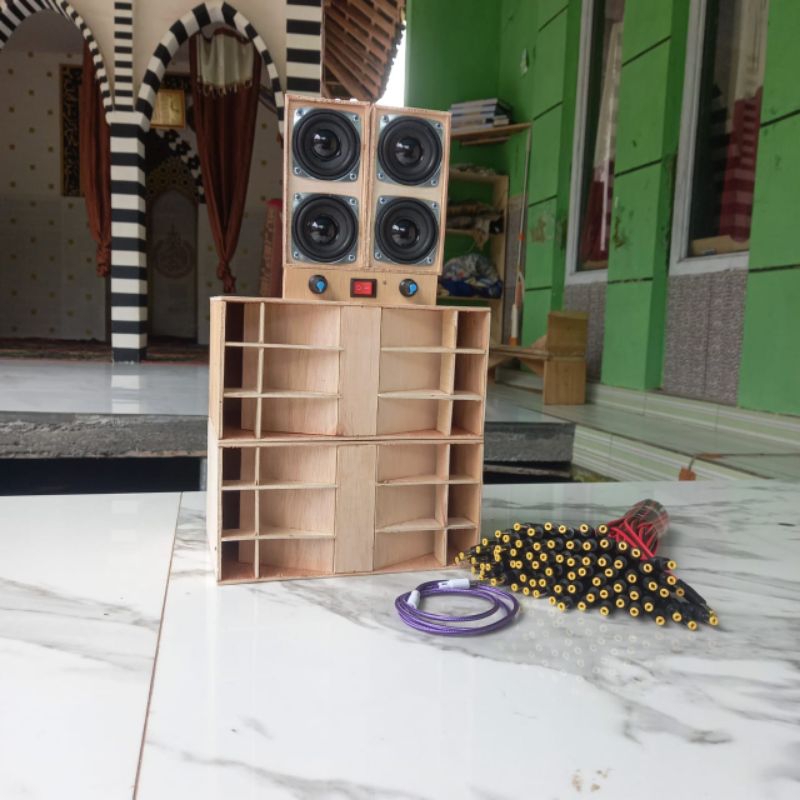 Jual Sound miniatur siap bunyi Box Radiator 3inch peket lengkap | Shopee Indonesia