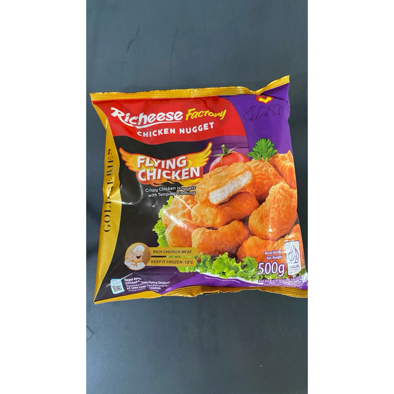 Jual RICHEESE FACTORY CHICKEN NUGGET FLYING CHICKEN 500g | Shopee Indonesia