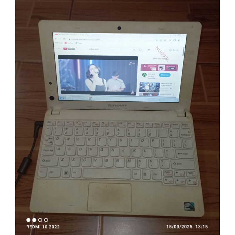 Jual Notebook Lenovo IdeaPad S100 Intel Atom kondisi normal minus tidak ...