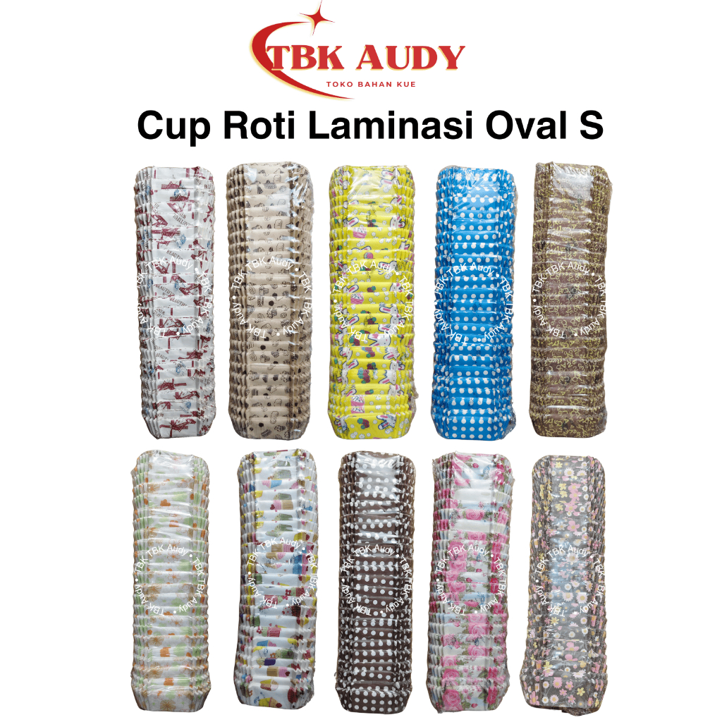 Jual Cup Roti Oval Laminasi Kecil S | Isi 200 pcs NICOLE | Shopee Indonesia
