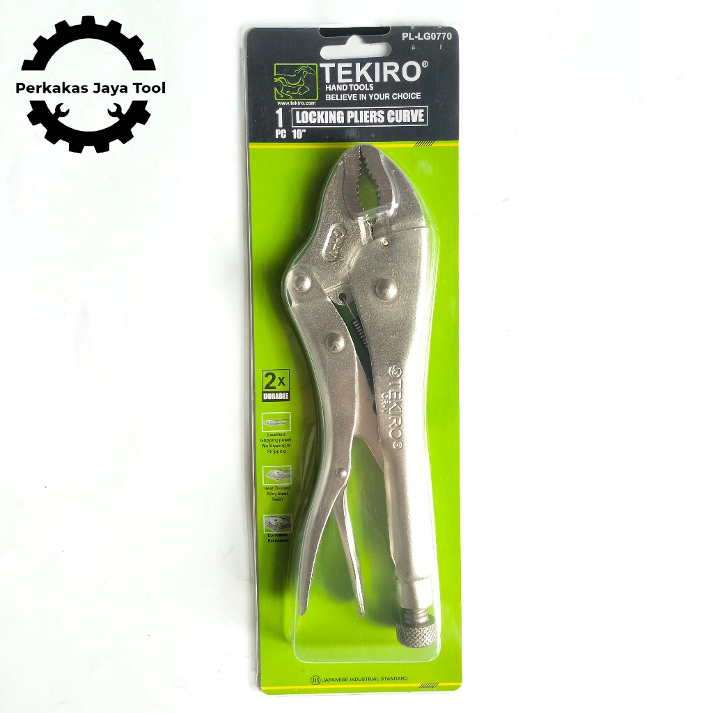 Jual Tekiro Tang Buaya Bengkok 10 inch Vice Grip Tang Jepit 10 ...