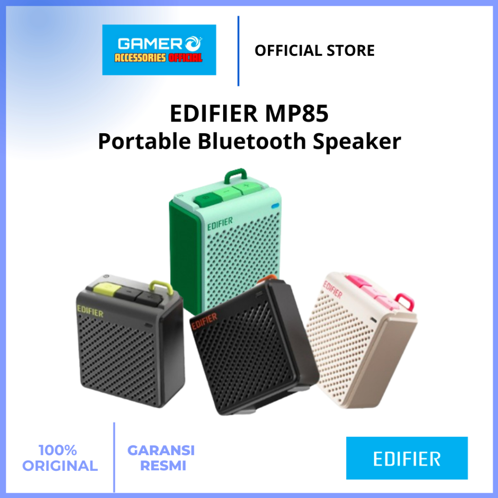 Jual EDIFIER MP85 Portable Bluetooth Speaker Mini Speaker Easy Control ...