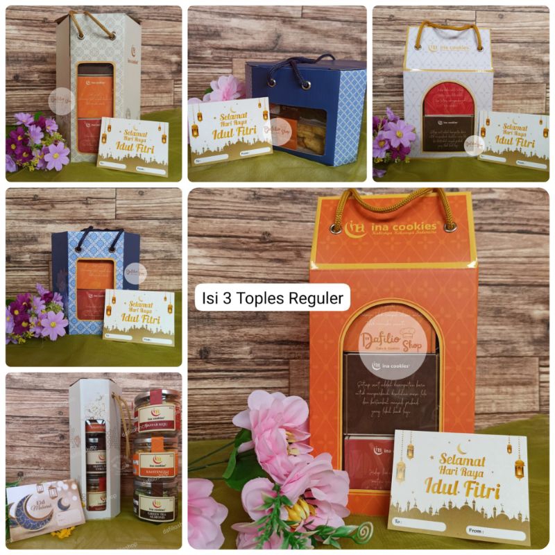 Jual Hamper Parsel Parcel Ina Cookies Kue Kering Lebaran Toples Jar ...