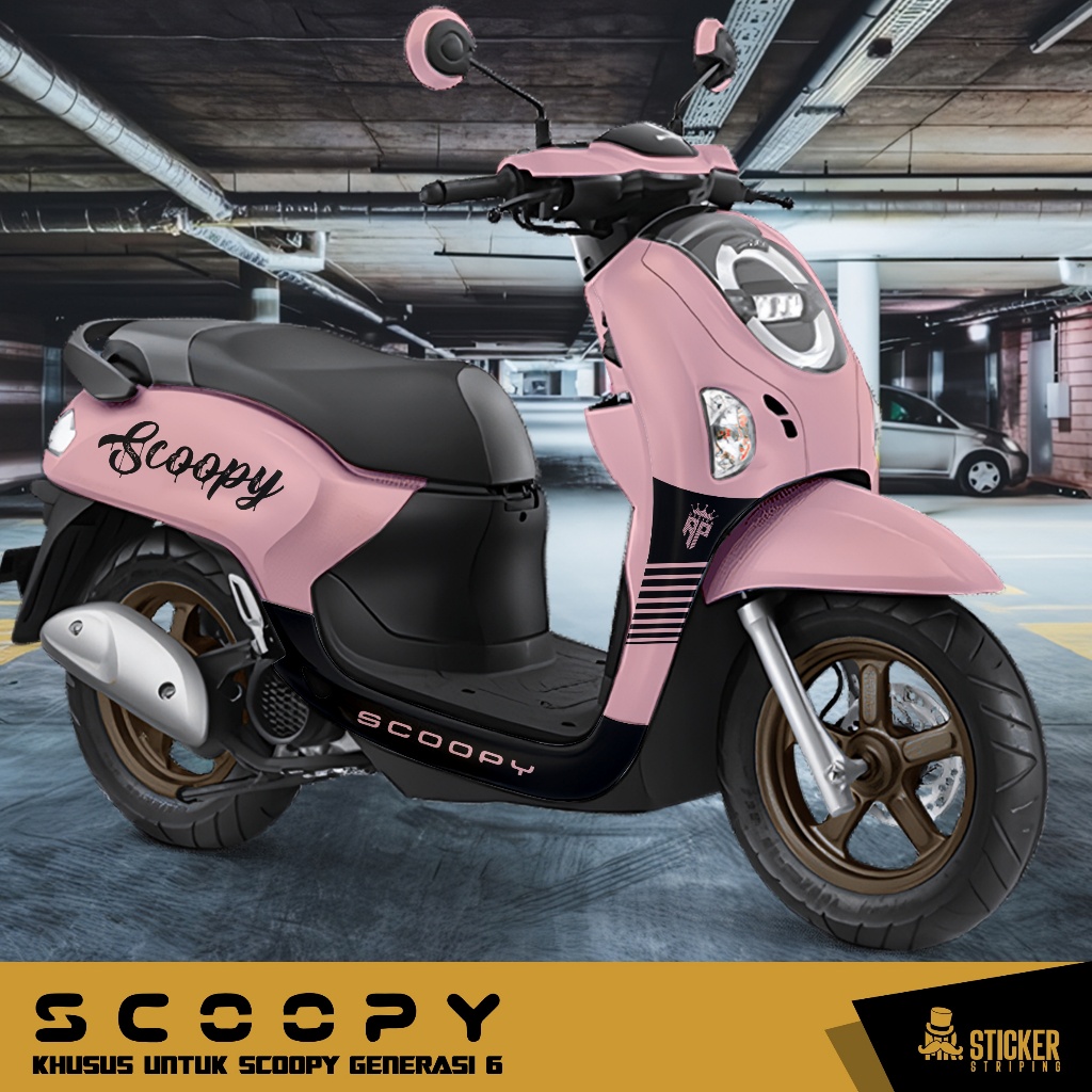 Jual Decal Honda Scoopy New 2025 Full Body Custom Sticker Free Design ...