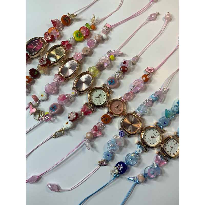 Jual Geulis Watch beads bracelet | jam tangan gelang manik manik ...