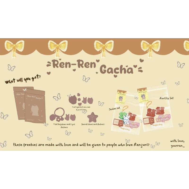 Jual Ren-Ren Gacha (Renjun's birthday freebies by @yourren_) BOOKED ...