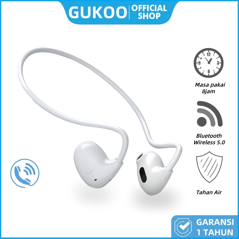 Jual GUKOO Bluetooth Sport Earphone Headset Wireless - Desain Ringan ...