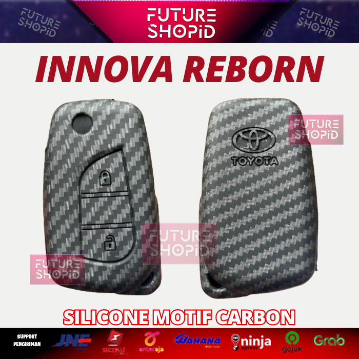 Jual Silicone Carbon Innova Reborn Sarung Remote Cover Kunci Flipkey ...