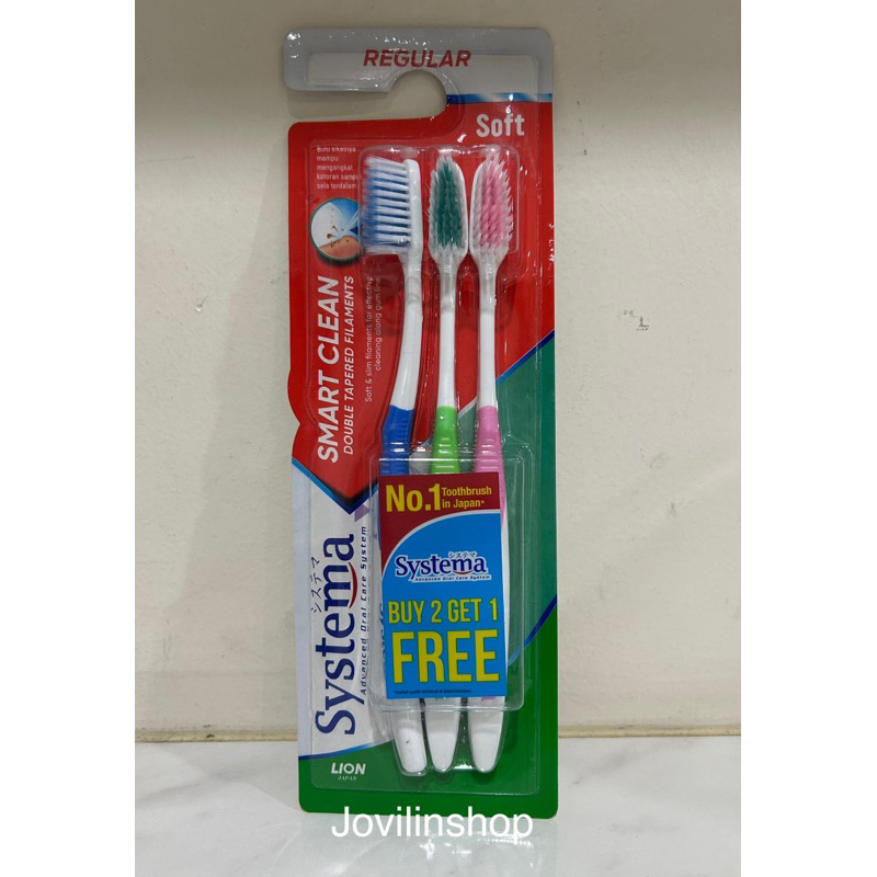 Jual Systema Sikat Gigi Smart Clean Soft Isi 3 Pcs | Shopee Indonesia