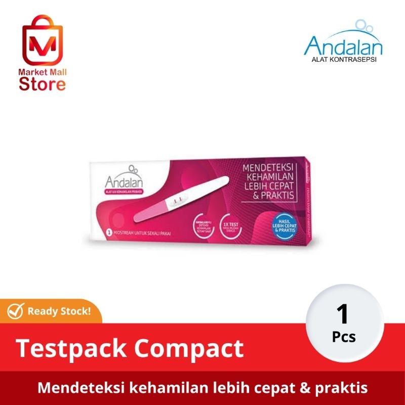 Jual Andalan Test Pack Pregnancy Strip Midstream 1 Box Isi 1 Pcs ...