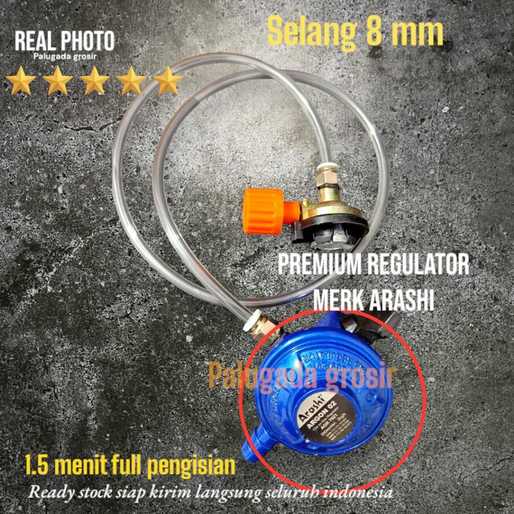 Jual FULL SET Alat Refill Isi Ulang Gas Kaleng Portable Set Lengkap 8 ...