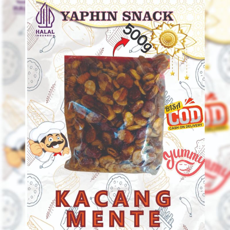 Jual ANEKA SNACK JAJANAN KACANG MENTE 500g | Shopee Indonesia