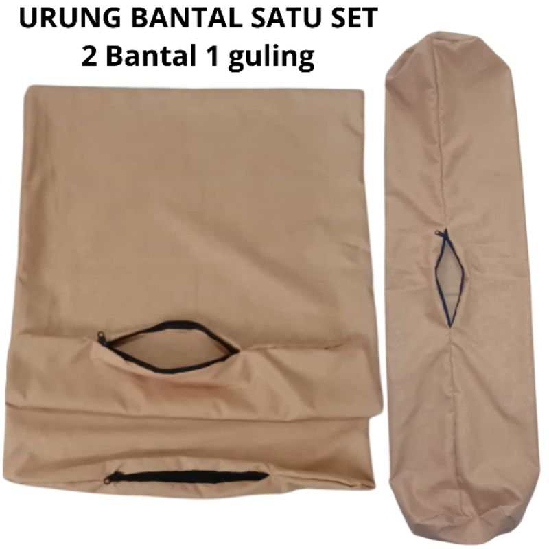 Jual Promo!! (Satu Set) Urung Bantal Resleting Dan Urung Guling Motif ...