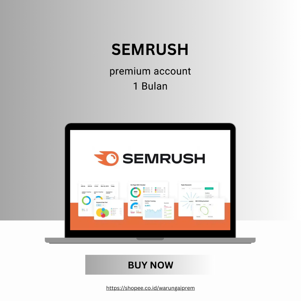 Jual Semrush Guru Pro Private 1 Bulan | Full garansi | Support full 24 jam | Shopee Indonesia