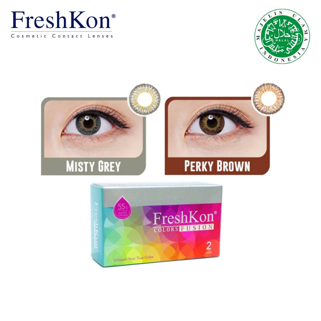 Jual FreshKon Colors Fusion Softlens Warna Bulanan - Dazzler | FreshKon ...