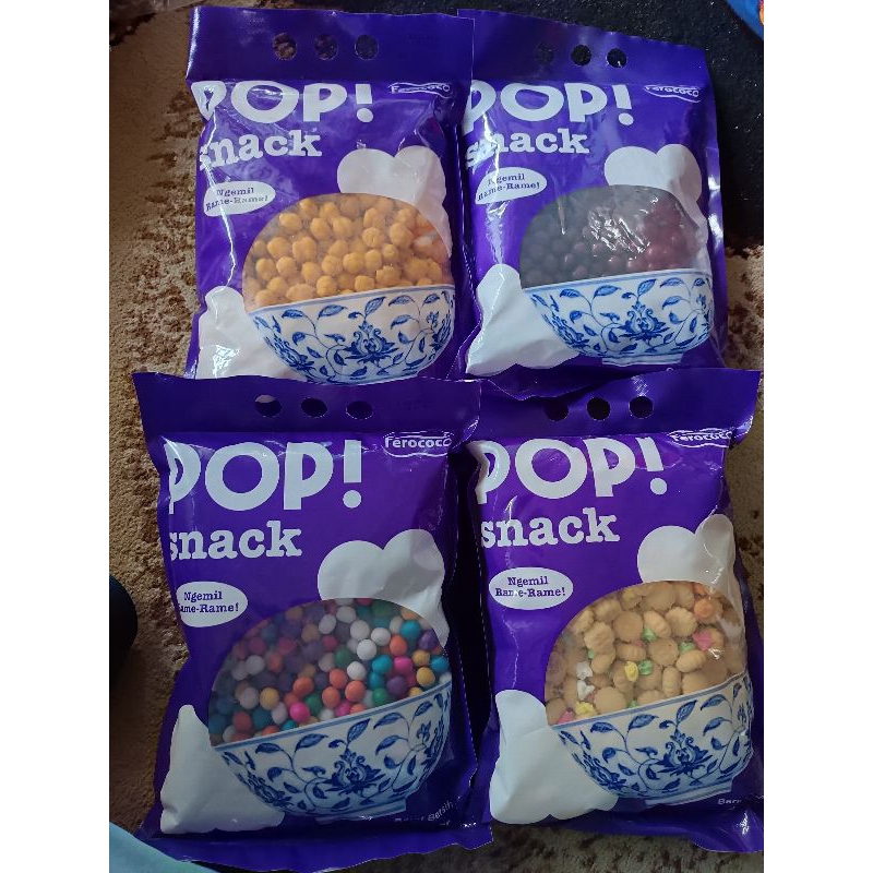 Jual Snack POP varian rasa 400g/ snack biskuit gem bunga / snack ...