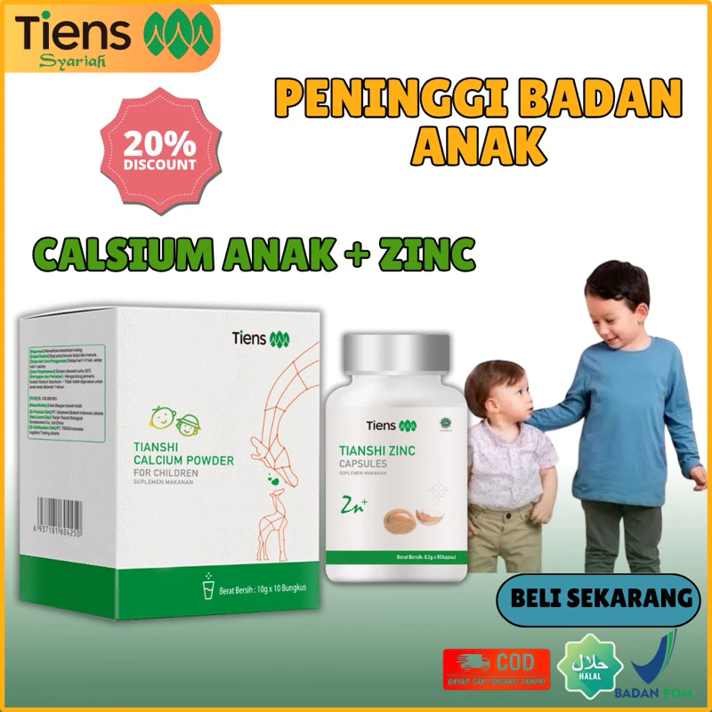 Jual Tianshi Calcium Powder For Children Kalsium Anak Vitamin Peninggi ...